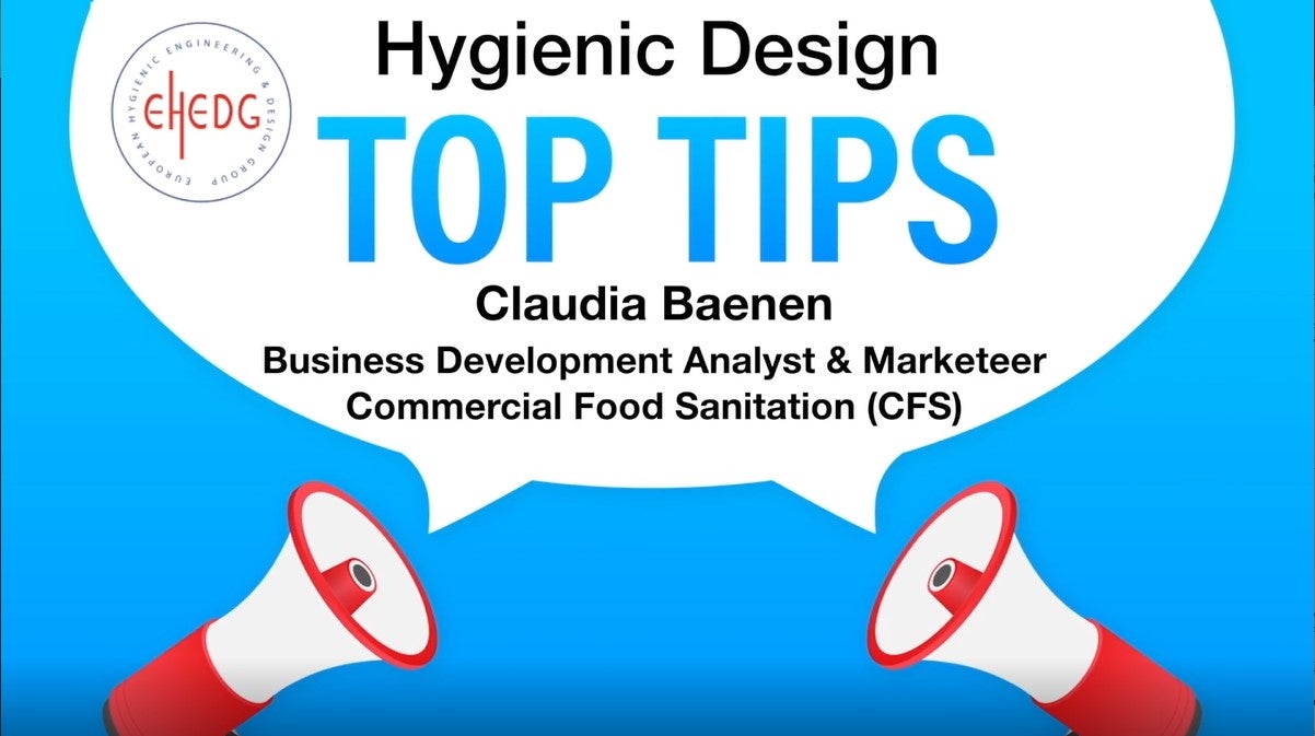 EHEDG Hygienic Design Tip: Cross Functional Teams | Commercial Food Sanitation